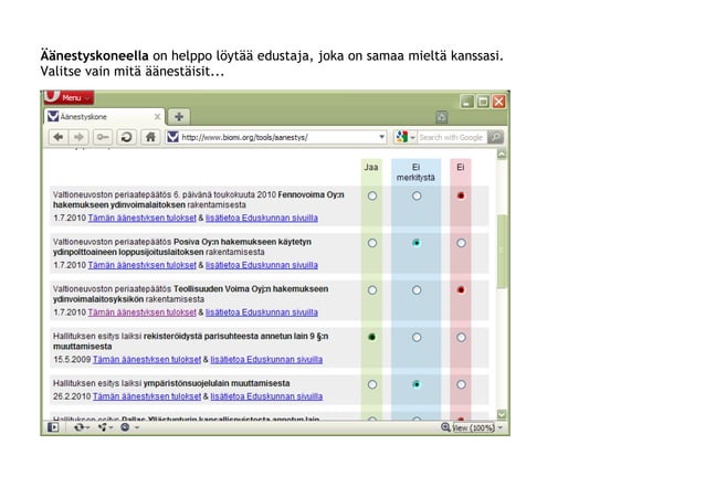 Eduskunnan rajapinta | PDF