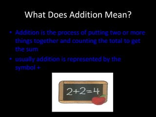Edu Elementary Addition slideshow | PPTX