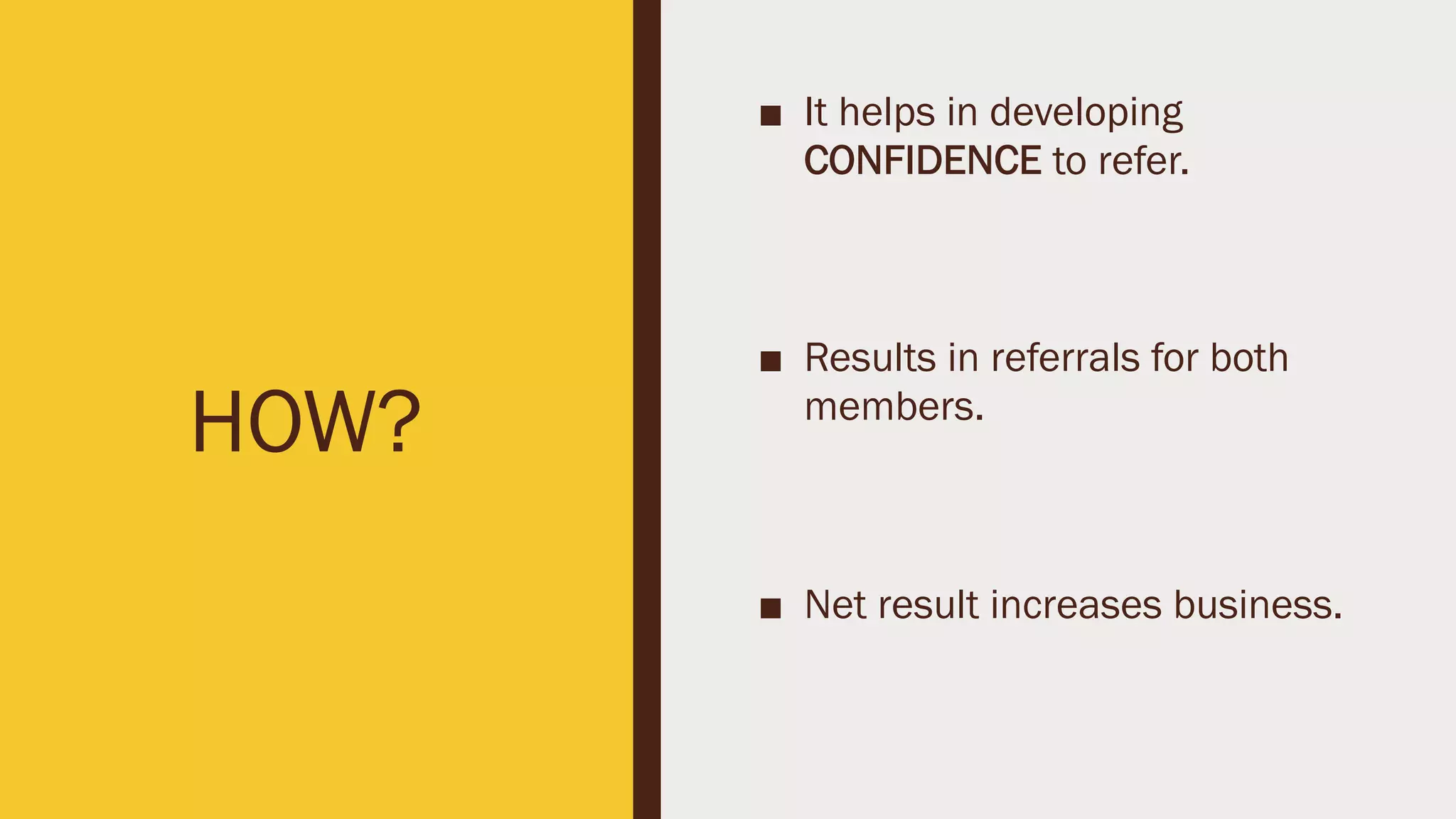 Networking 121 in BNI | PDF