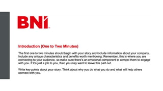BNI presentation on feature presentation | PPTX
