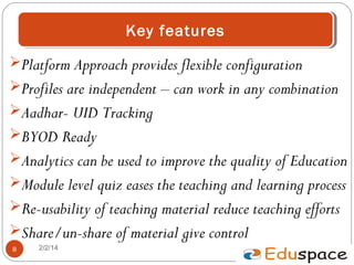 Eduspace Academic Management Platform | PPT