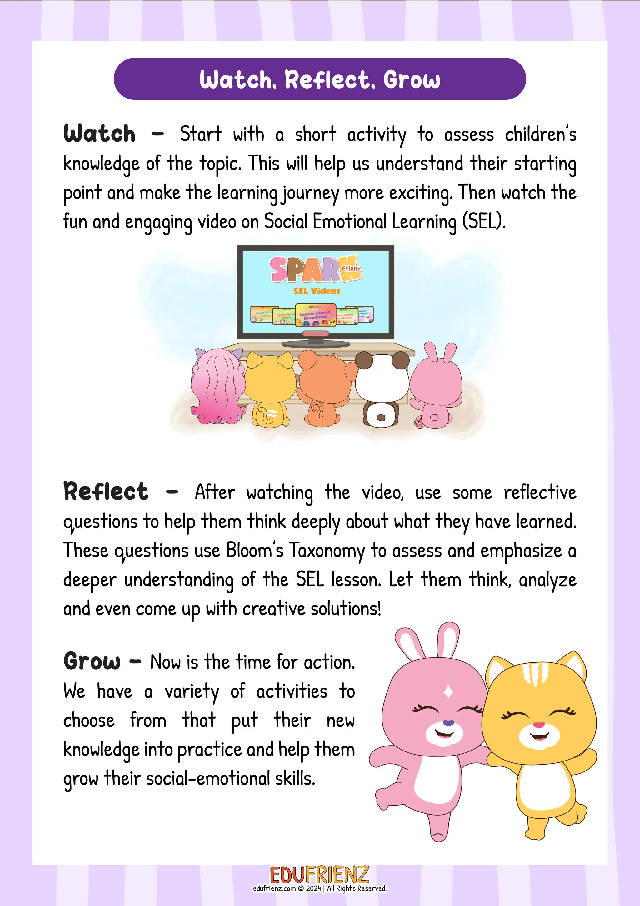 SEL Learn About Emotions – Video Activity | PDF