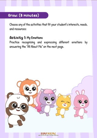 SEL Learn About Emotions – Video Activity | PDF