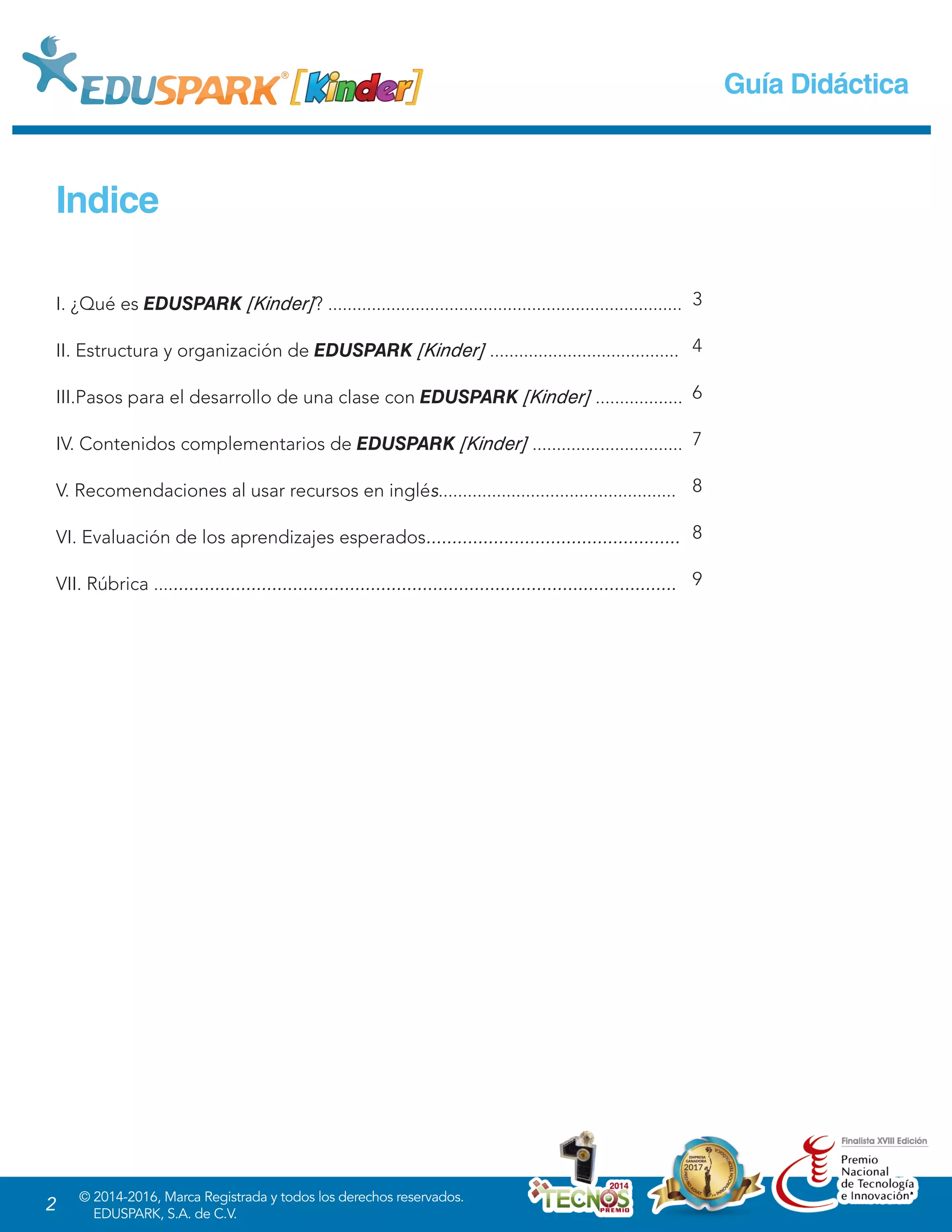 Eduspark kinder guia_didactica | PDF | Daycare and Pre-School | Parenting