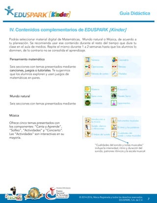 Eduspark kinder guia_didactica | PDF