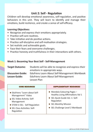 EDU SPARKSpark SEL Curriculum Level 2: Building Stronger Social ...