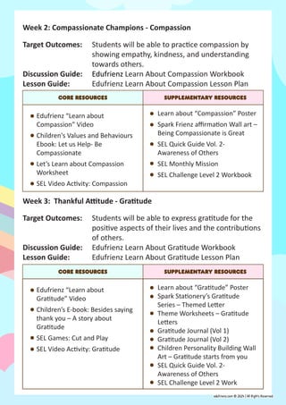 EDU SPARKSpark SEL Curriculum Level 2: Building Stronger Social ...