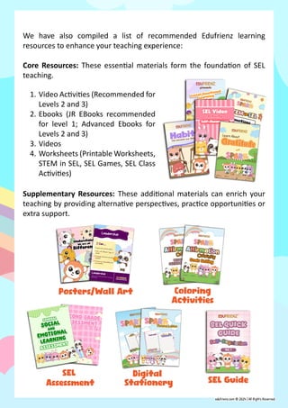 EDU SPARKSpark SEL Curriculum Level 2: Building Stronger Social ...