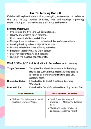 EDU SPARKSpark SEL Curriculum Level 2: Building Stronger Social ...