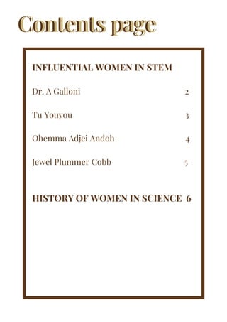 EduSTEM - Women in STEM Magazine | PDF