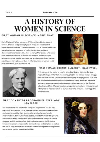 EduSTEM - Women in STEM Magazine | PDF