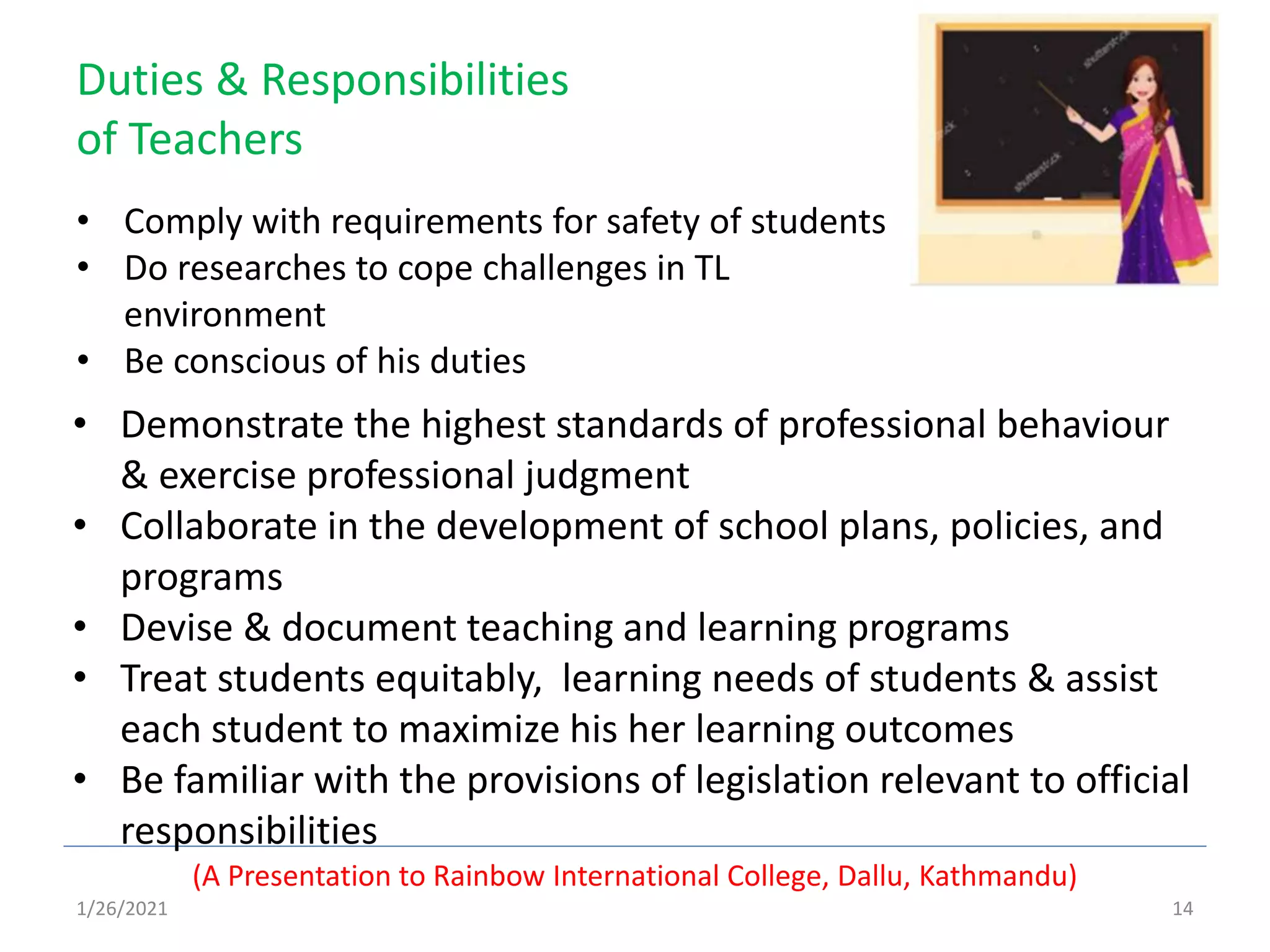 Head Teacher and School Management, Teaching and Non Teaching Staff ...