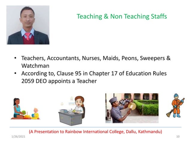 Head Teacher and School Management, Teaching and Non Teaching Staff ...