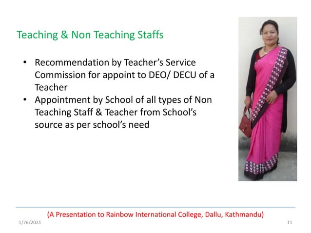 Head Teacher and School Management, Teaching and Non Teaching Staff ...