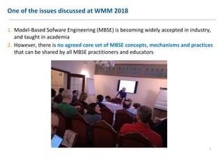 Towards a Body of Knowledge for Model-Based Software Engineering | PPT