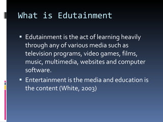 Edutainment | PPT
