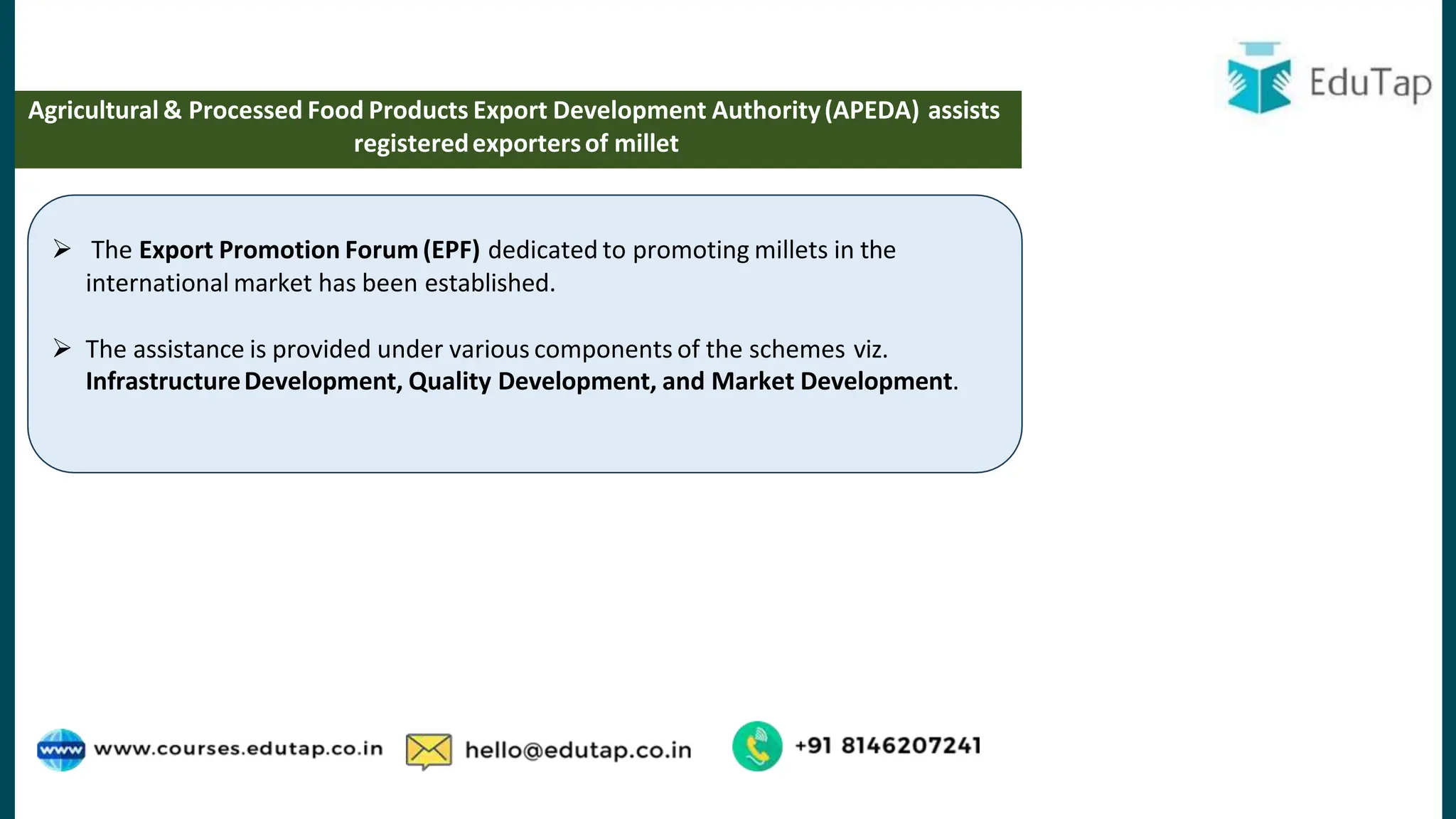 EDUTAP-ARD CurrentAffairs - February 2024.pptx | Agriculture | Industries