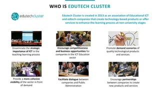 Edutech Cluster Presentation | PDF