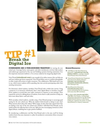 Edutopia 10 Top Tips For Teaching With New Media | PDF
