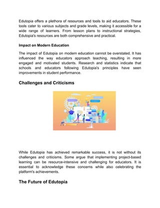 Edutopia | PDF | Professional School | Postgraduate Education