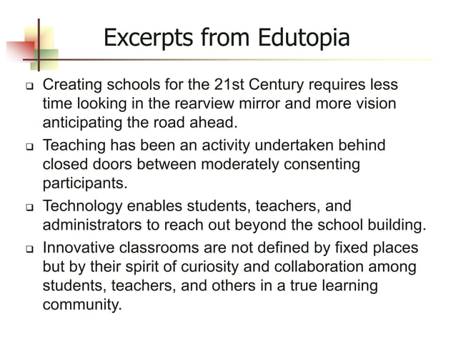 Edutopia pbl presentation | PPT