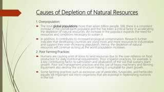 natural resources depletion | PPTX