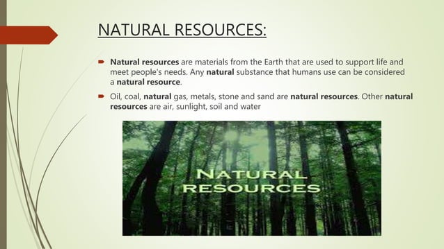 natural resources depletion | PPTX
