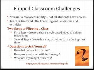 Eduu 551 flipping the classroom | PPT