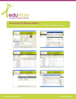 EduWare Unique Software for School | PDF