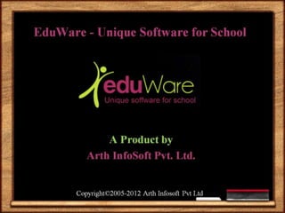Edu ware school management system software | PPTX