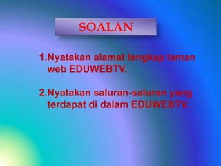 Eduweb tv | PPTX