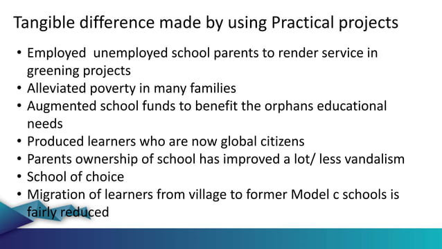 Using practical projects to ignite learners future careers and connect ...