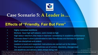The principles of 3 fs for A School Manager | PPT