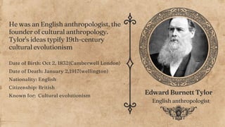 Edward Burnett Tylor | PDF