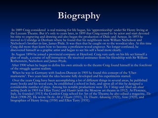 Edward Gordon Craig Presentation | PPT