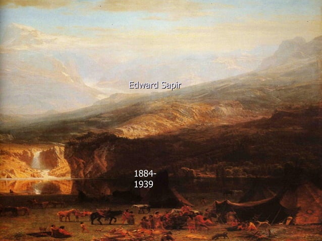 Edward Sapir por Miguel García Ros | PPT