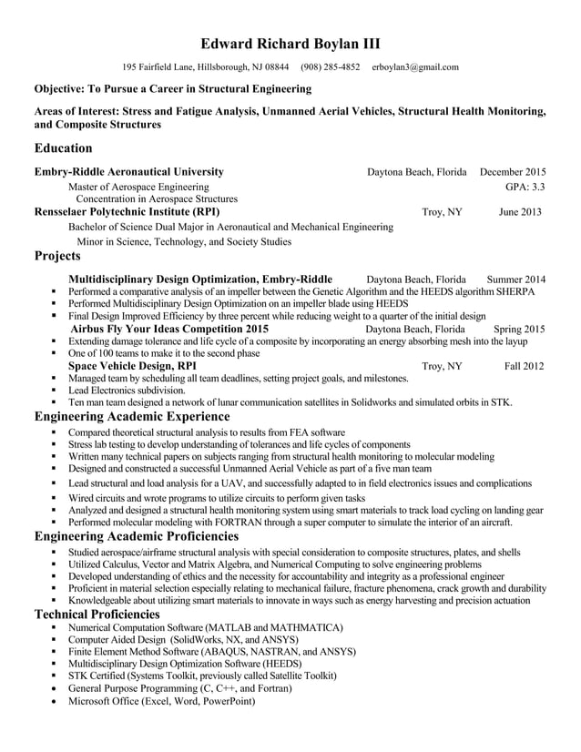Edward boylan resume | PDF