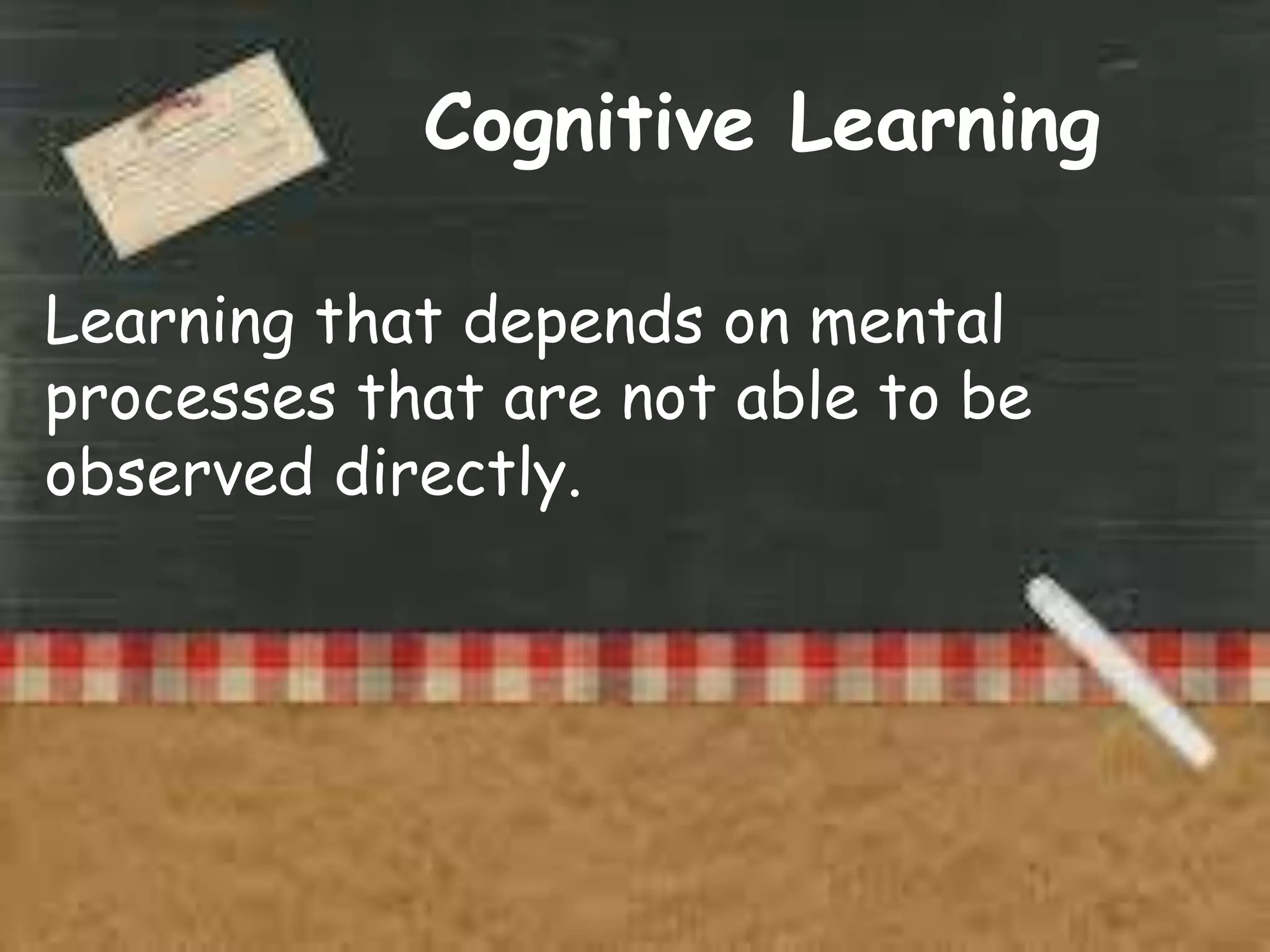 Edward chace tolman's cognitive learning | PPTX