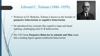 Edward C Tolman sign gestalt learning.pptx