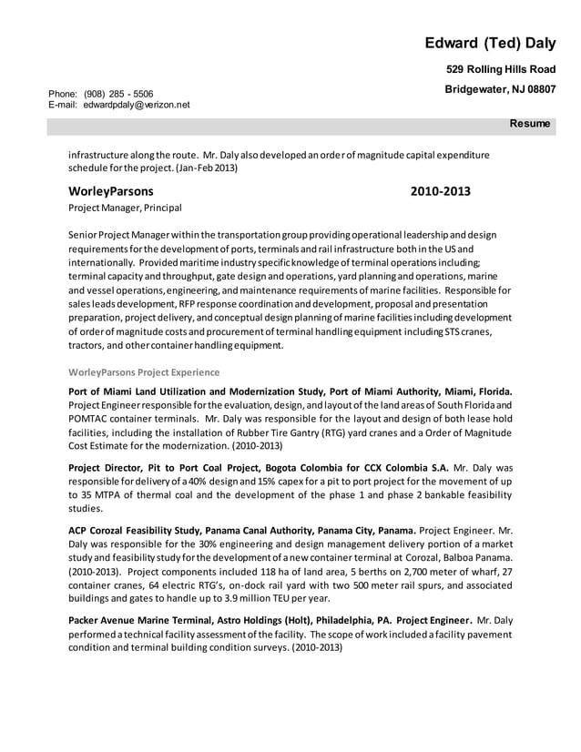Edward daly resume 12292016 | DOCX