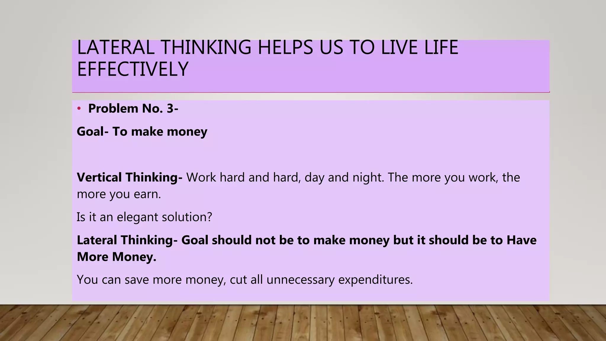 Edward De Bono Lateral Thinking | PPTX