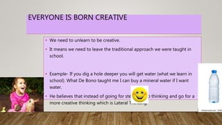 Edward De Bono Lateral Thinking | PPTX