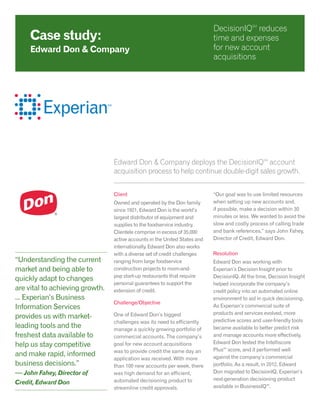 Case Study - Edward Don & Company | PDF