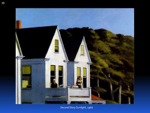 Edward Hopper: solo slides | PPTX | Modern Art | Fine Art