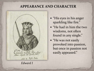 Edward i longshanks | PPTX