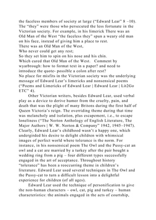 Edward Lear’s The Owl and the Pussy-catThe Owl at Home, by .docx