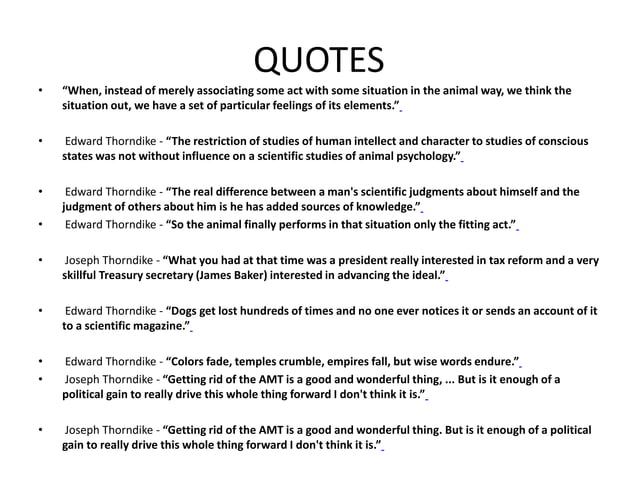 Edward lee thorndike | PPT