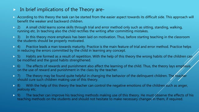 Edward LEE Thorndike Educational Theory.pptx