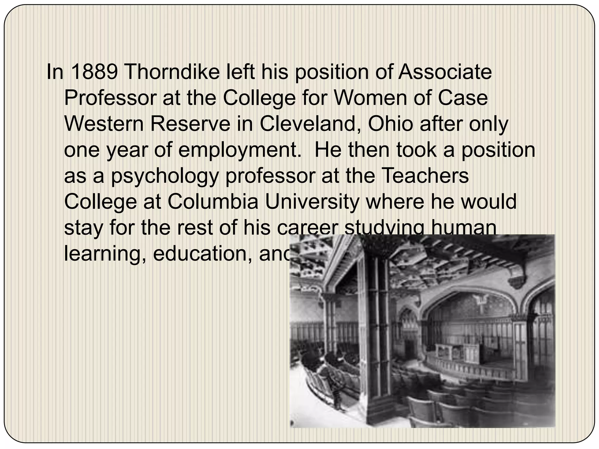 Edward l thorndike | PPTX