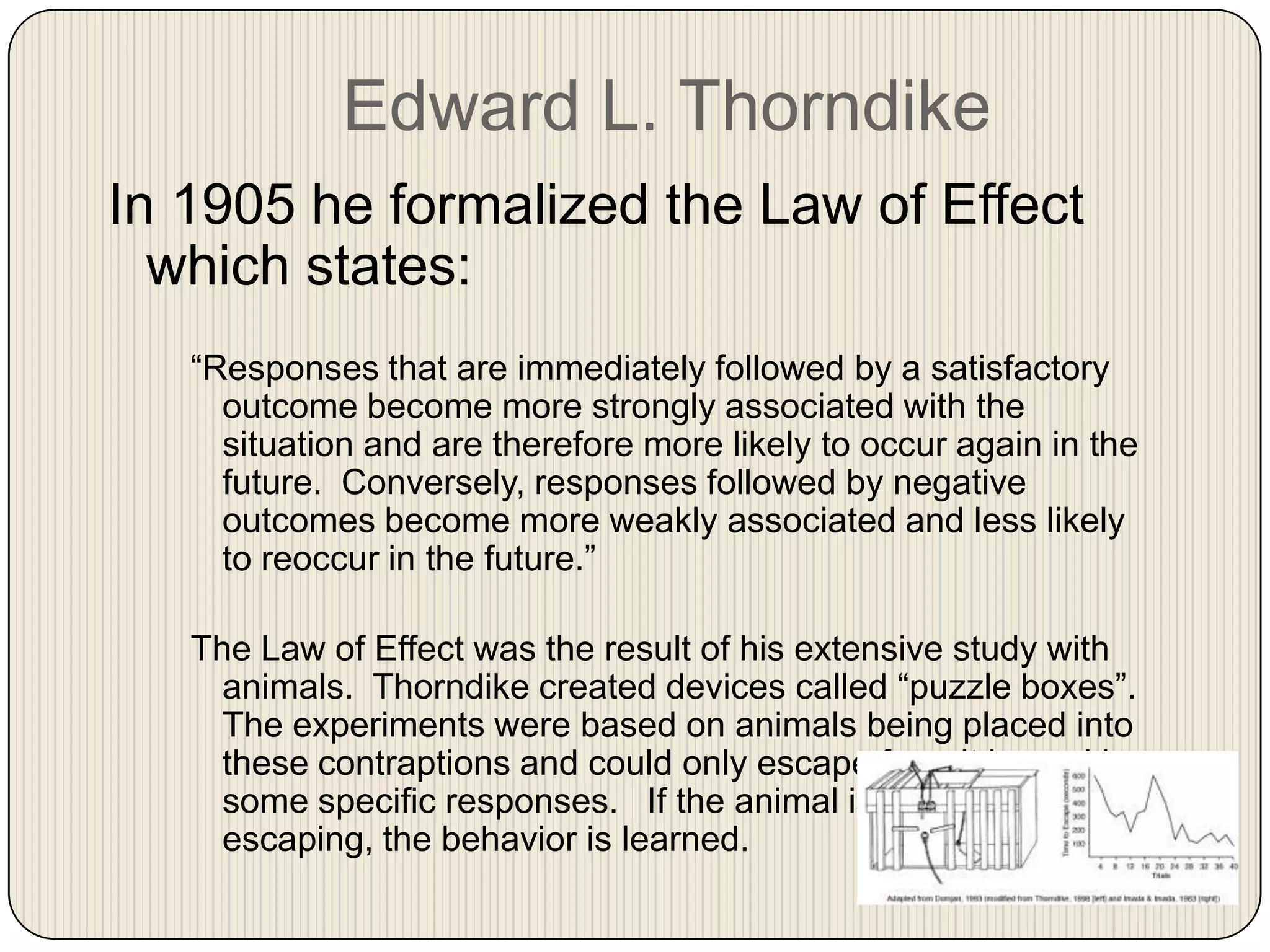 Edward l thorndike | PPTX